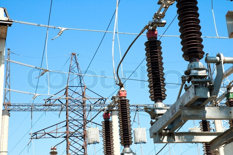 High voltage switch | Stock image | Colourbox