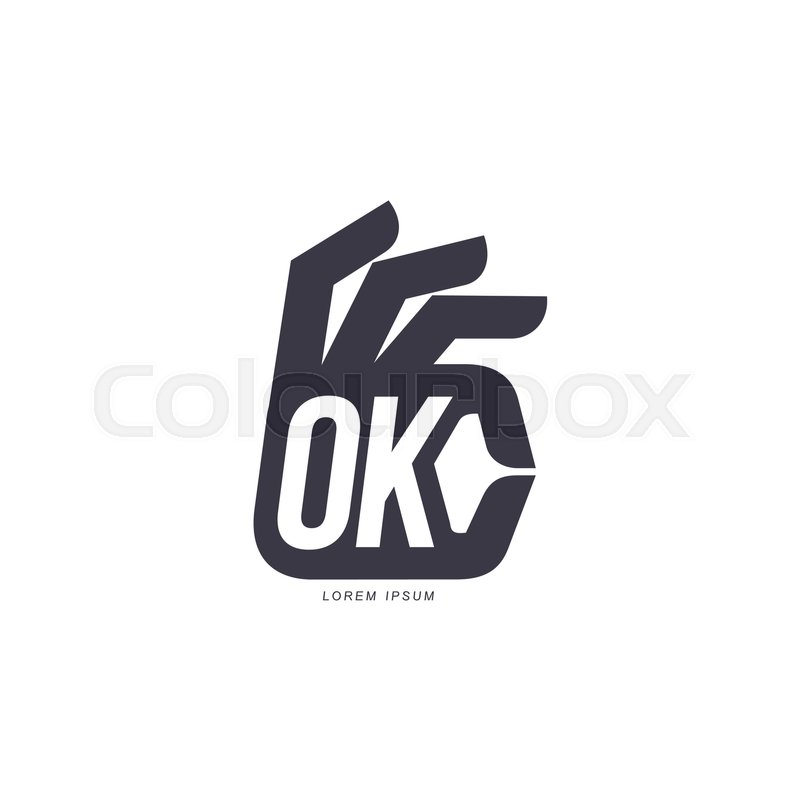 Ok Hand Logo