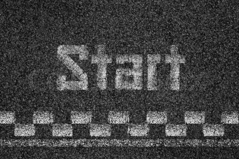 Finish line racing background and ... | Stock image | Colourbox