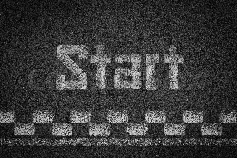 Finish line racing background and ... | Stock image | Colourbox