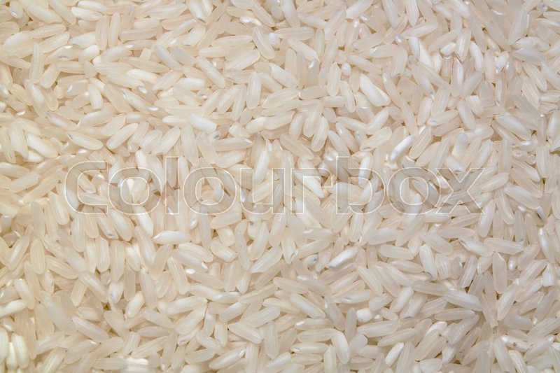 Rice background, texture | Stock image | Colourbox