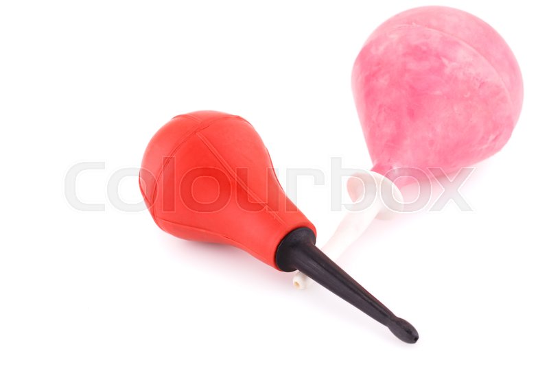Enemas isolated on white background. | Stock image | Colourbox