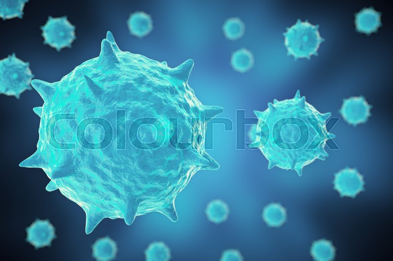 3d rendering virus, bacteria, cell ... | Stock image | Colourbox