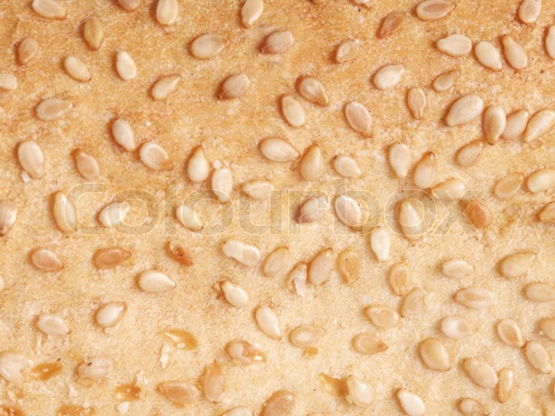 Sesamsamen horizontal Hintergrund close ... | Stock Bild | Colourbox