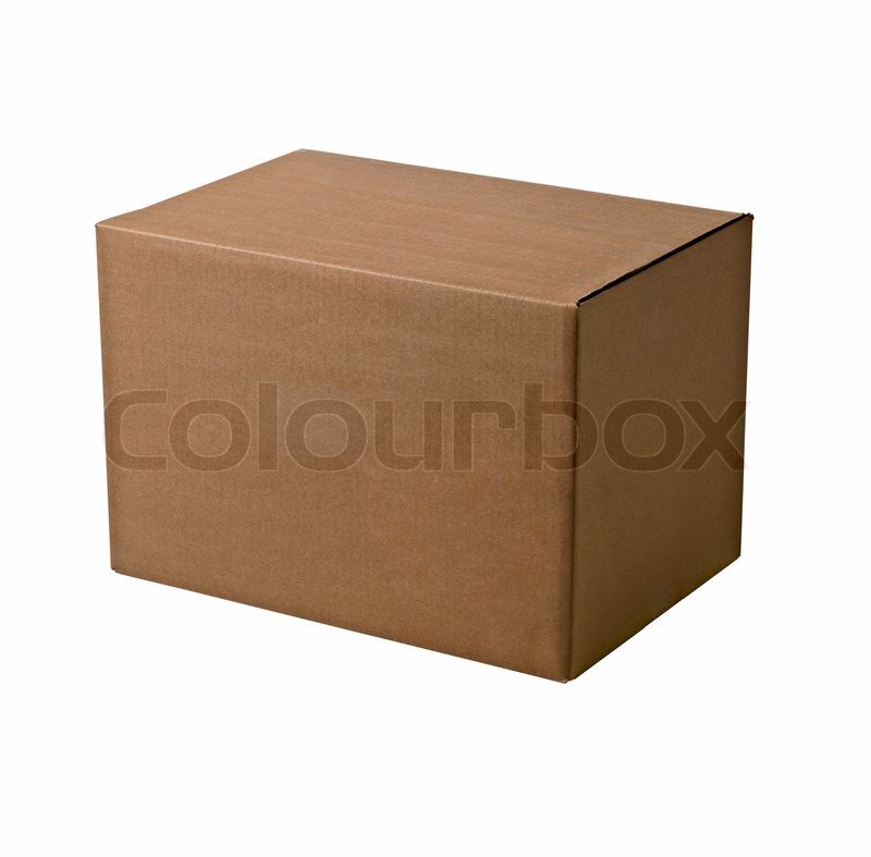 Karton Karton -Container | Stock Bild | Colourbox
