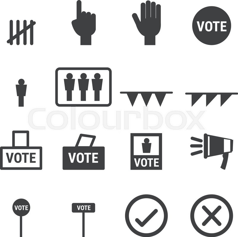 Democracy icon | Stock Vector | Colourbox
