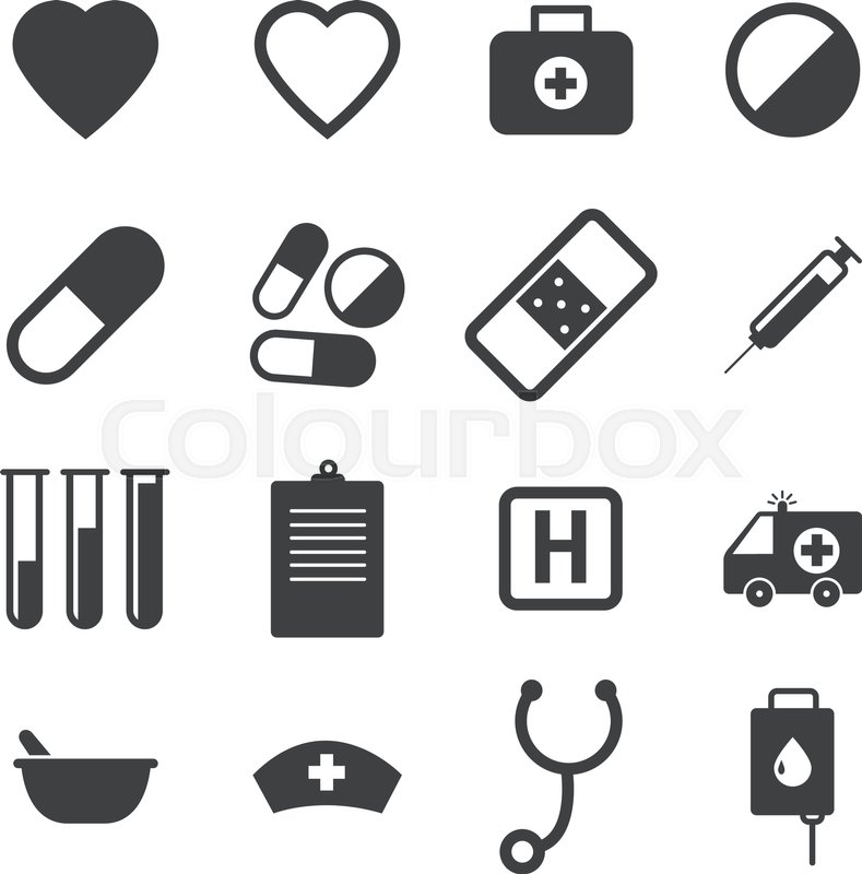 Icon, pflege, anhaftend | Vektorgrafik | Colourbox