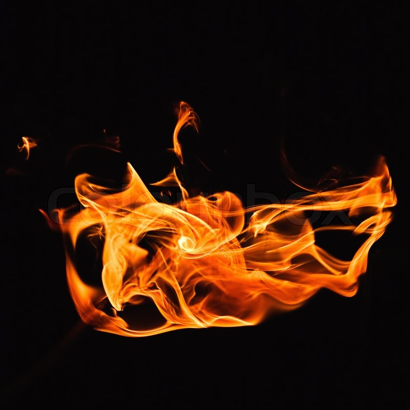 Brennende Flamme Jet -Formationen | Stockfoto | Colourbox