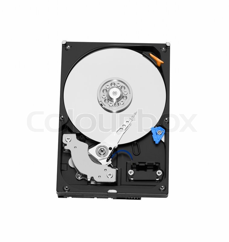 Illustration der Festplatte HDD isoliert ... | Stock Bild | Colourbox