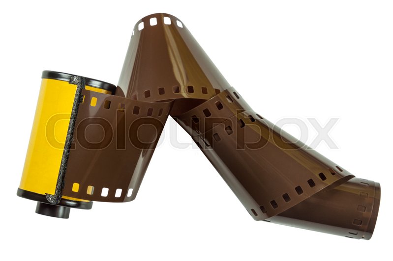 Camera Film Roll in cartridge isolated ... | Stock image | Colourbox
