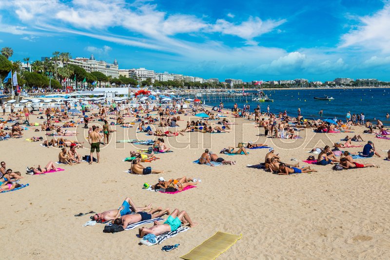 CANNES, FRANCE - JUNE 23, 2016: People ... | Stock image | Colourbox