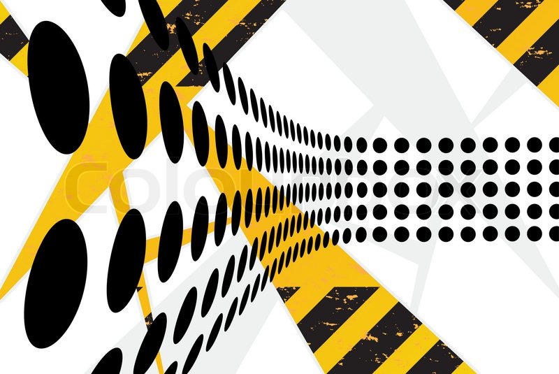 A background texture with hazard ... | Stock image | Colourbox