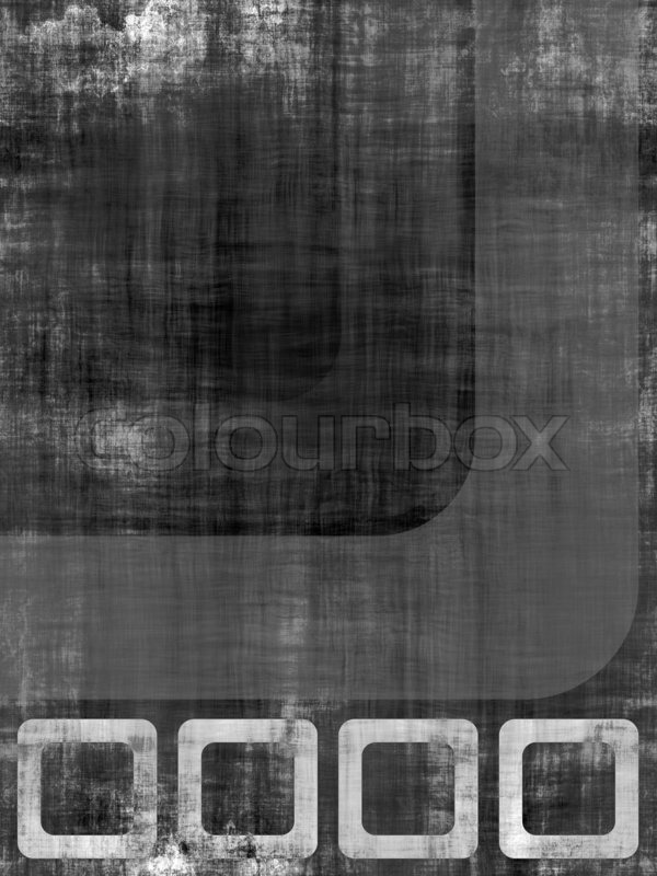 An illustrated grunge layout - works ... | Stock image | Colourbox