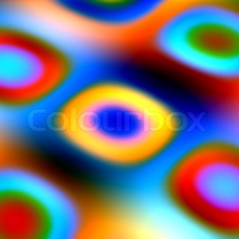 Blobs of glowing colors - a great ... | Stock image | Colourbox