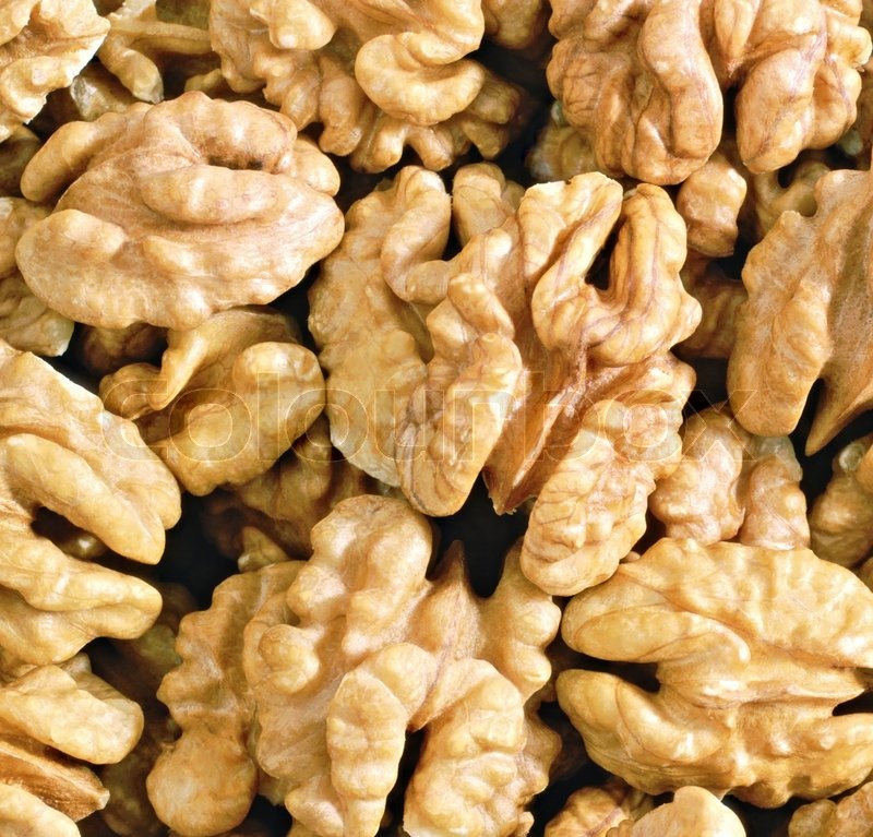Makro-View Walnüsse | Stock Bild | Colourbox