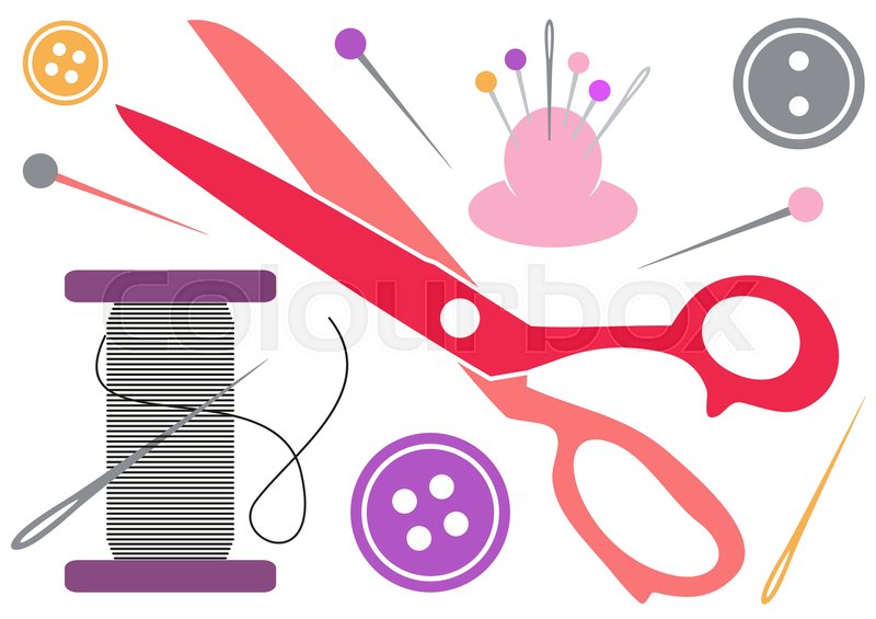 Dressmaker Tools Clipart
