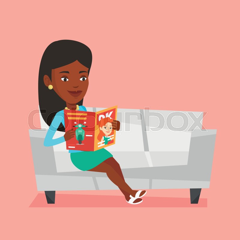 Cartoon Reading Magazine