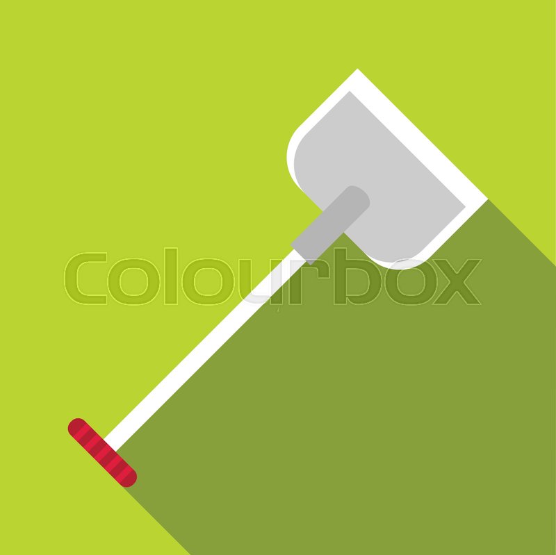 Shovel icon. Flat illustration of ... | Stock vector | Colourbox