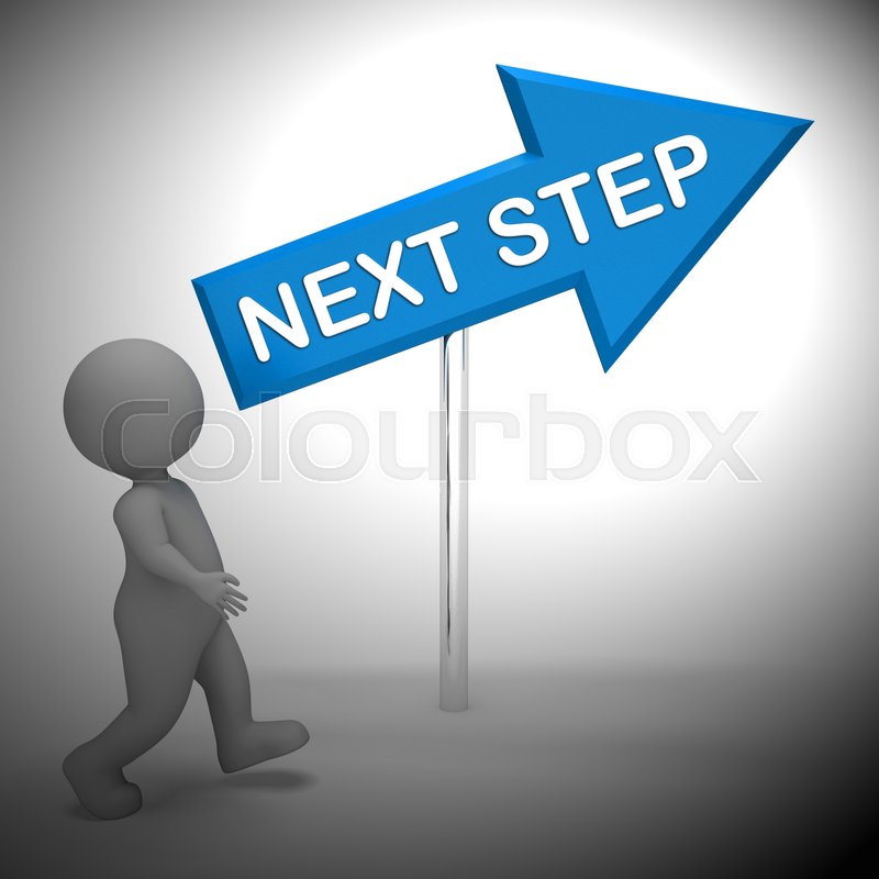 Next Steps Sign