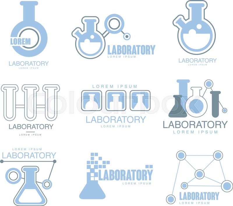 Chemical Laboratory Facility Logo ... | Stock vector | Colourbox