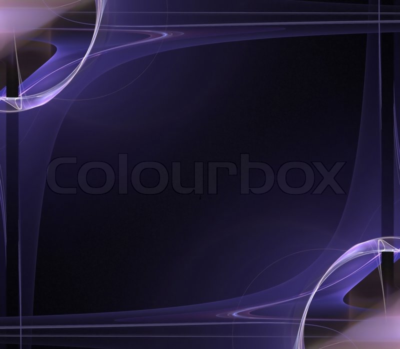 A cool background border with 3d ... | Stock Photo | Colourbox