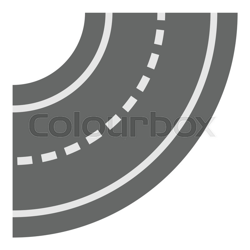 Road element icon. Cartoon ... | Stock vector | Colourbox