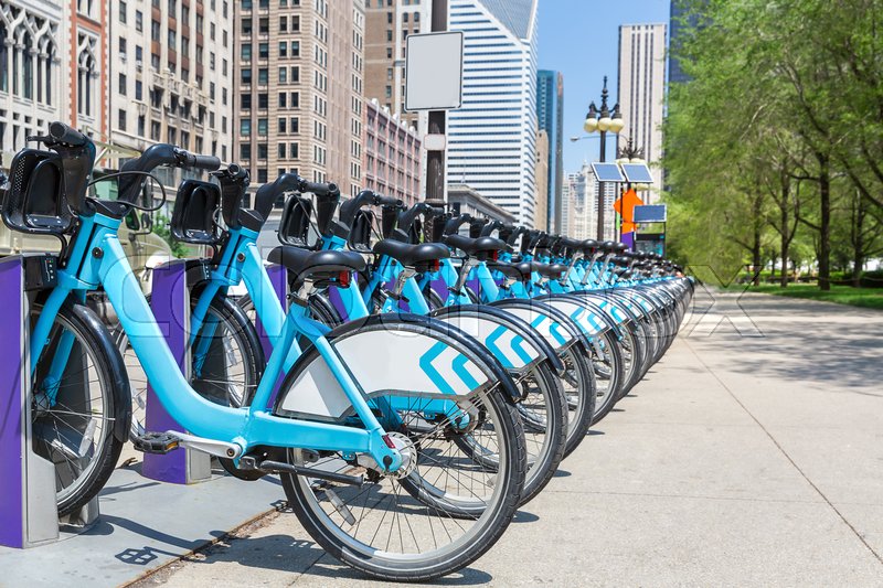 Bikes is New York City's bike sharing ... | Stock image | Colourbox