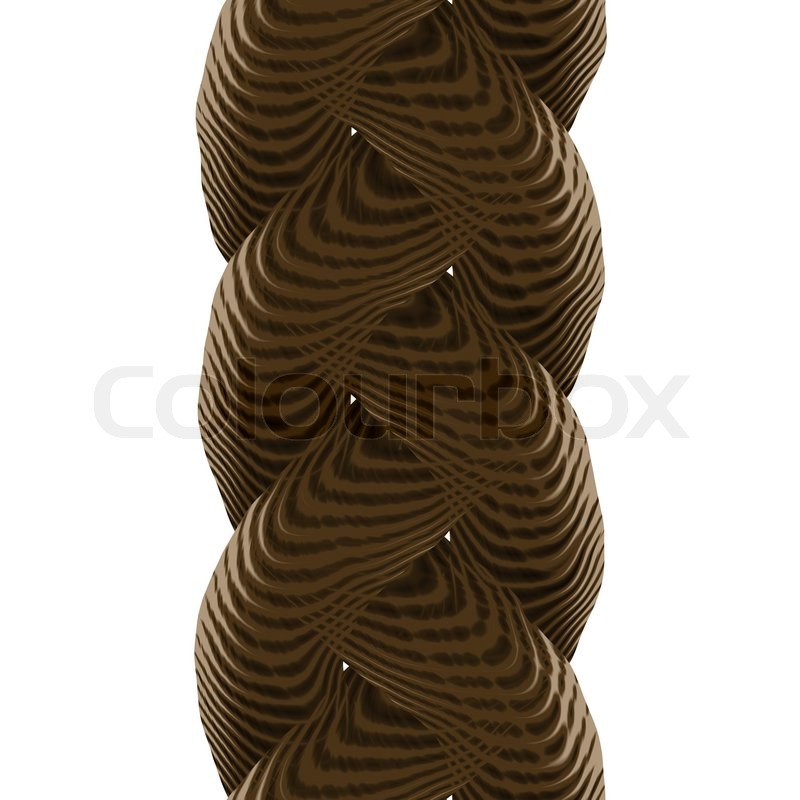 A 3d rope illustration isolated over a ... | Stock Photo | Colourbox