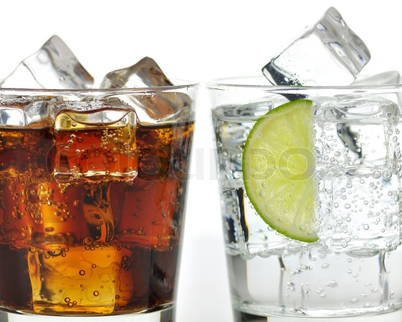 The sweet cooled drinks with ice | Stock image | Colourbox