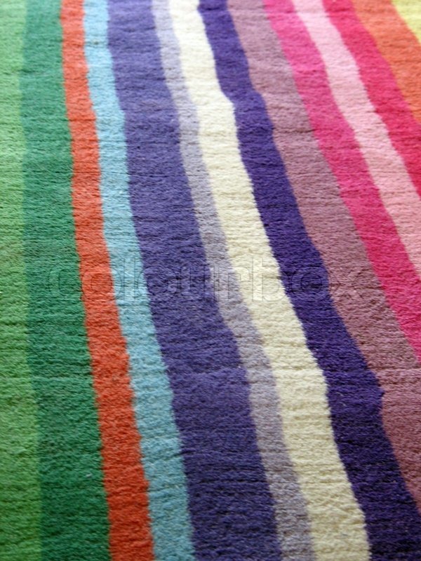 A really colorful carpet | Stock image | Colourbox