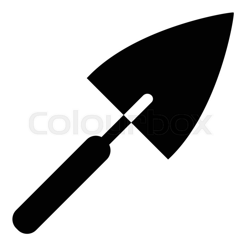 Small shovel icon. Simple illustration ... | Stock vector | Colourbox