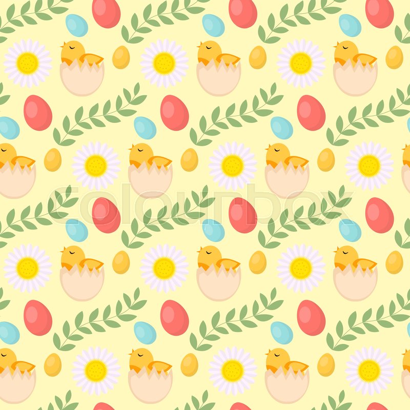 Easter Chick Background