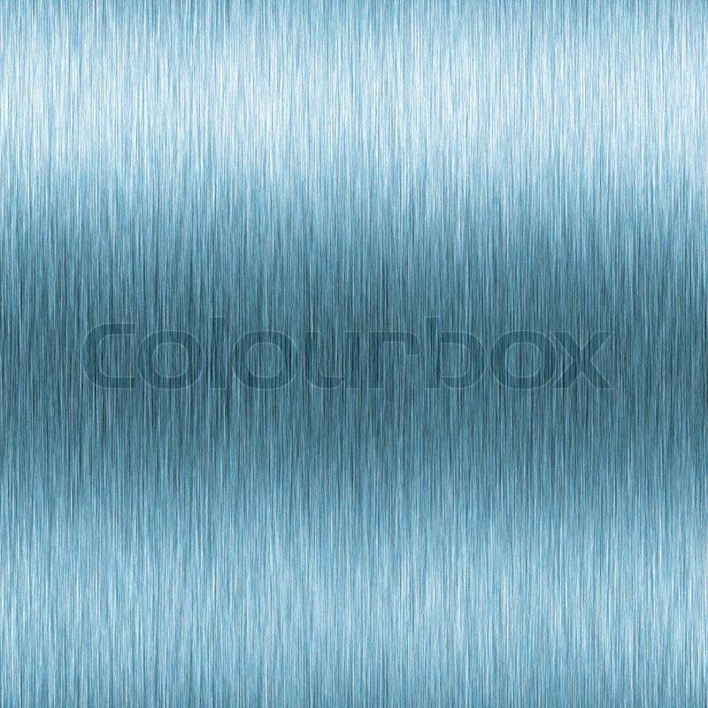 Blau gebürstetem Aluminium Textur mit ... | Stock Bild | Colourbox