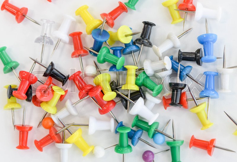 Colorful of pins | Stock image | Colourbox