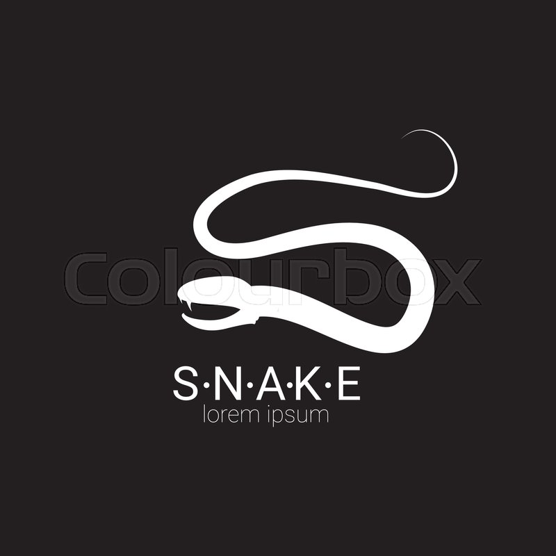Vector snake simple logo design ... | Stock vector | Colourbox