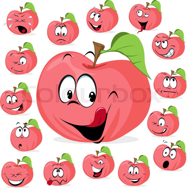 Funny Apple Cartoon Pictures