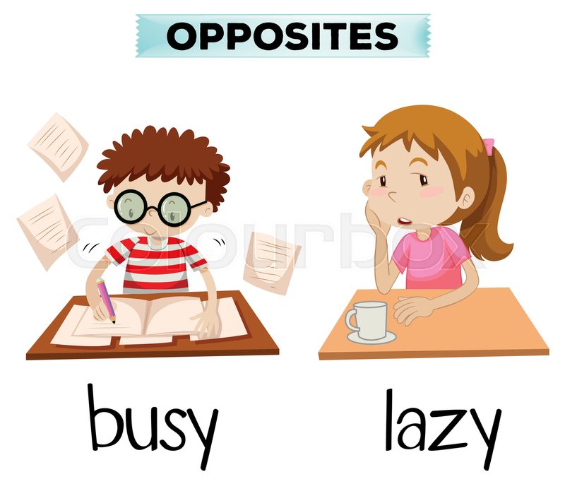 Lazy Kids Clip Art