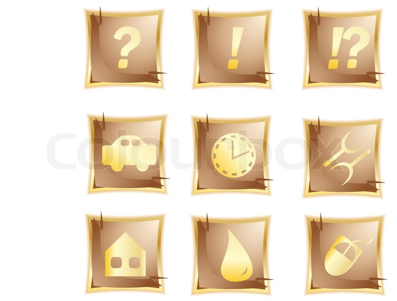 Vector original gold icon | Stock vector | Colourbox