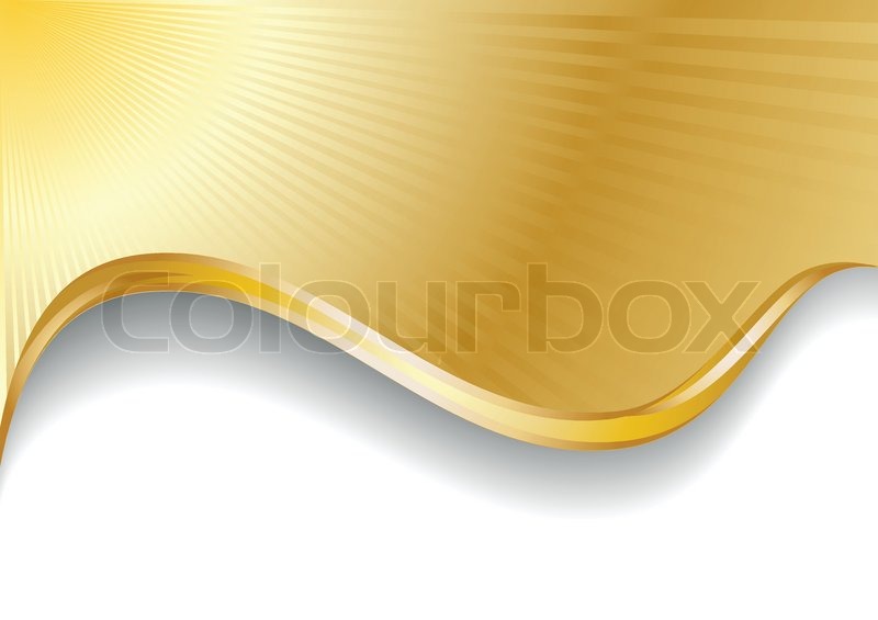 Vector gold background | Stock vector | Colourbox