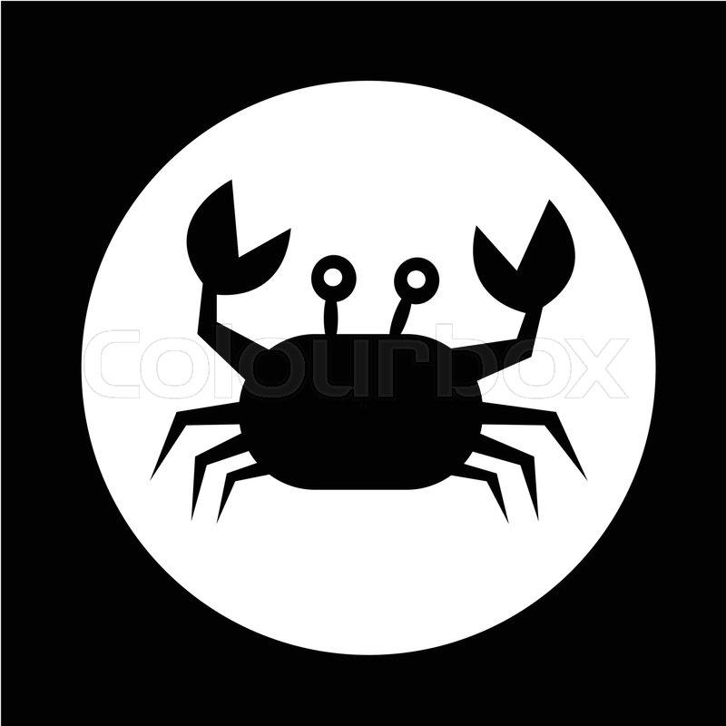 Crab icon | Stock vector | Colourbox