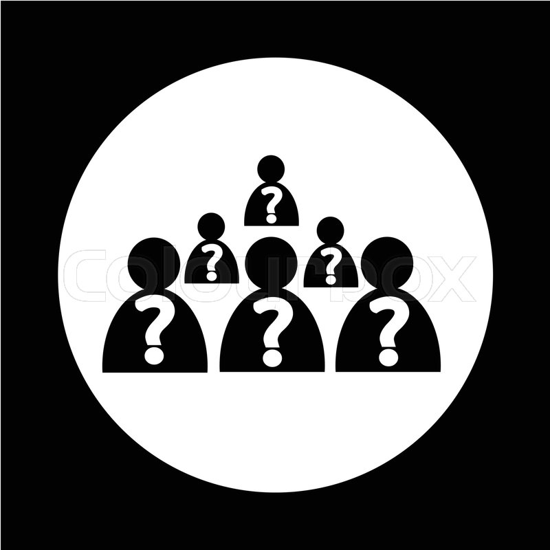 Who Icon | Stock vector | Colourbox