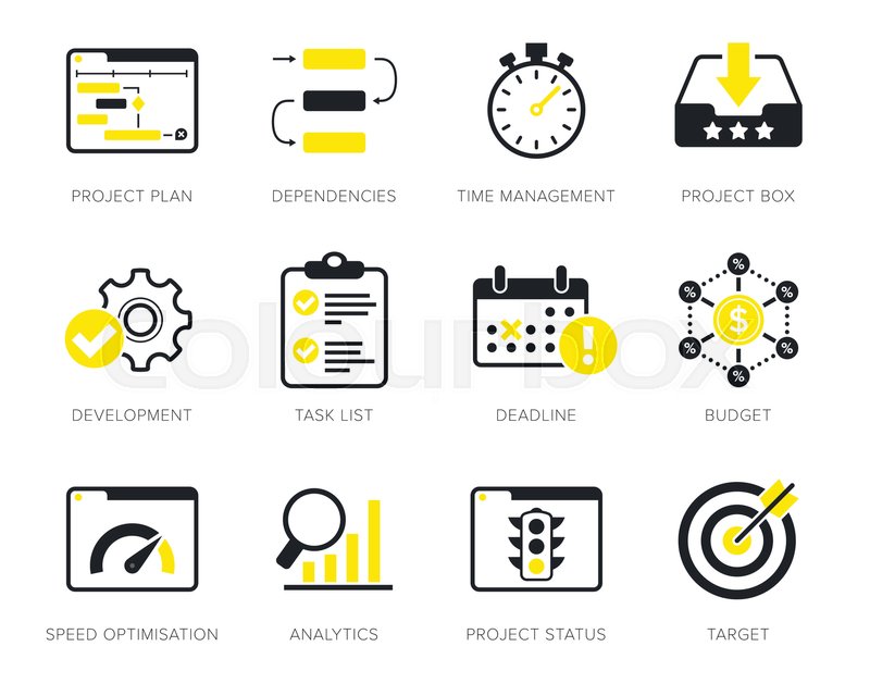 Project Management Icon Vector