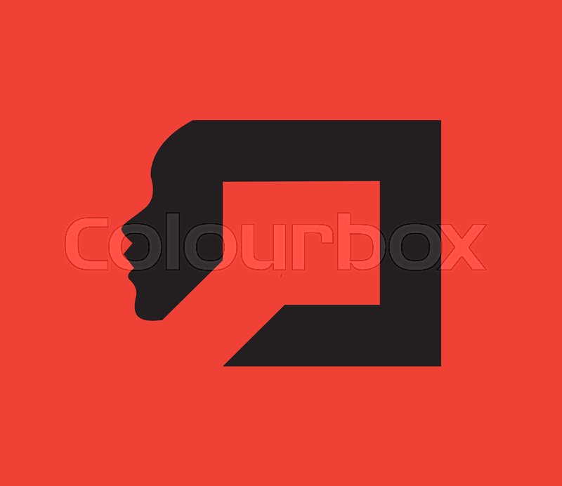 Square People icon design. AI 10 ... | Stock vector | Colourbox