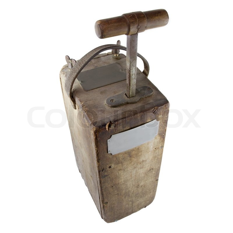 Old Bomb and dynamite detonator | Stock image | Colourbox