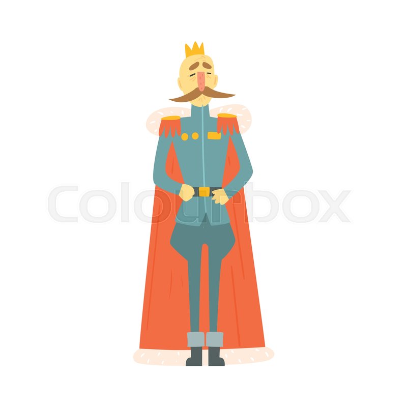 King Emperor In Military Official ... | Stock vector | Colourbox