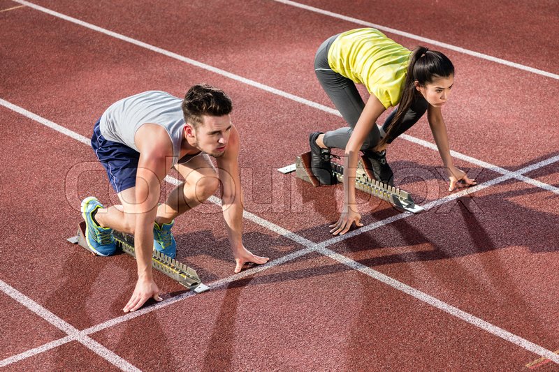Track Runner Starting Position