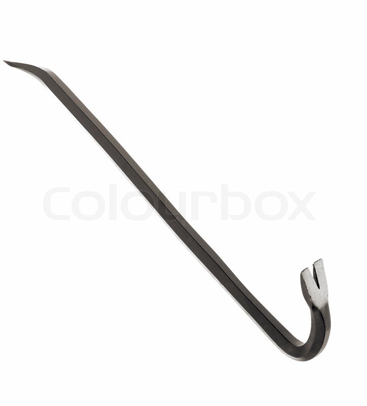Crowbar isolated | Stock image | Colourbox