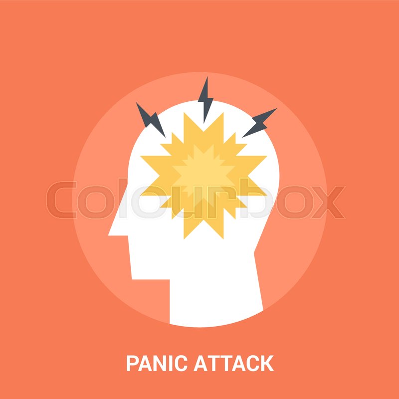 Abstract vector illustration of panic ... | Stock vector | Colourbox