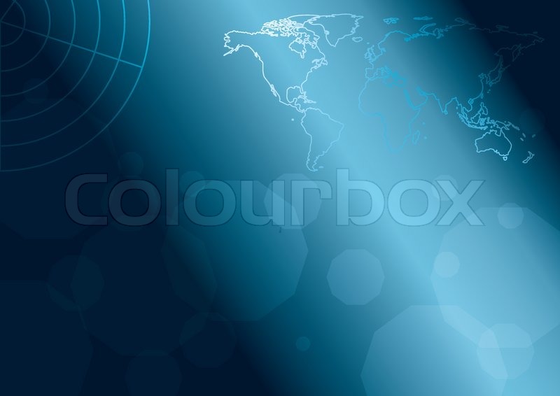 "vector abstract blue background with ... | Stock vector | Colourbox