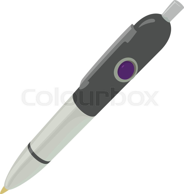 Spy pen icon. Cartoon illustration of ... | Stock vector | Colourbox